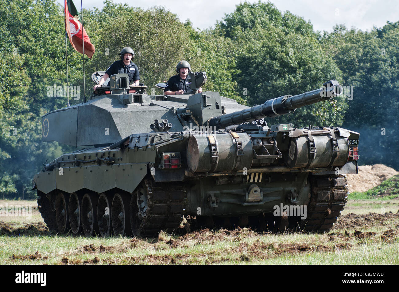 Ein Challenger 2-Panzer aus dem Royal Tank Regiment Stockfotografie - Alamy