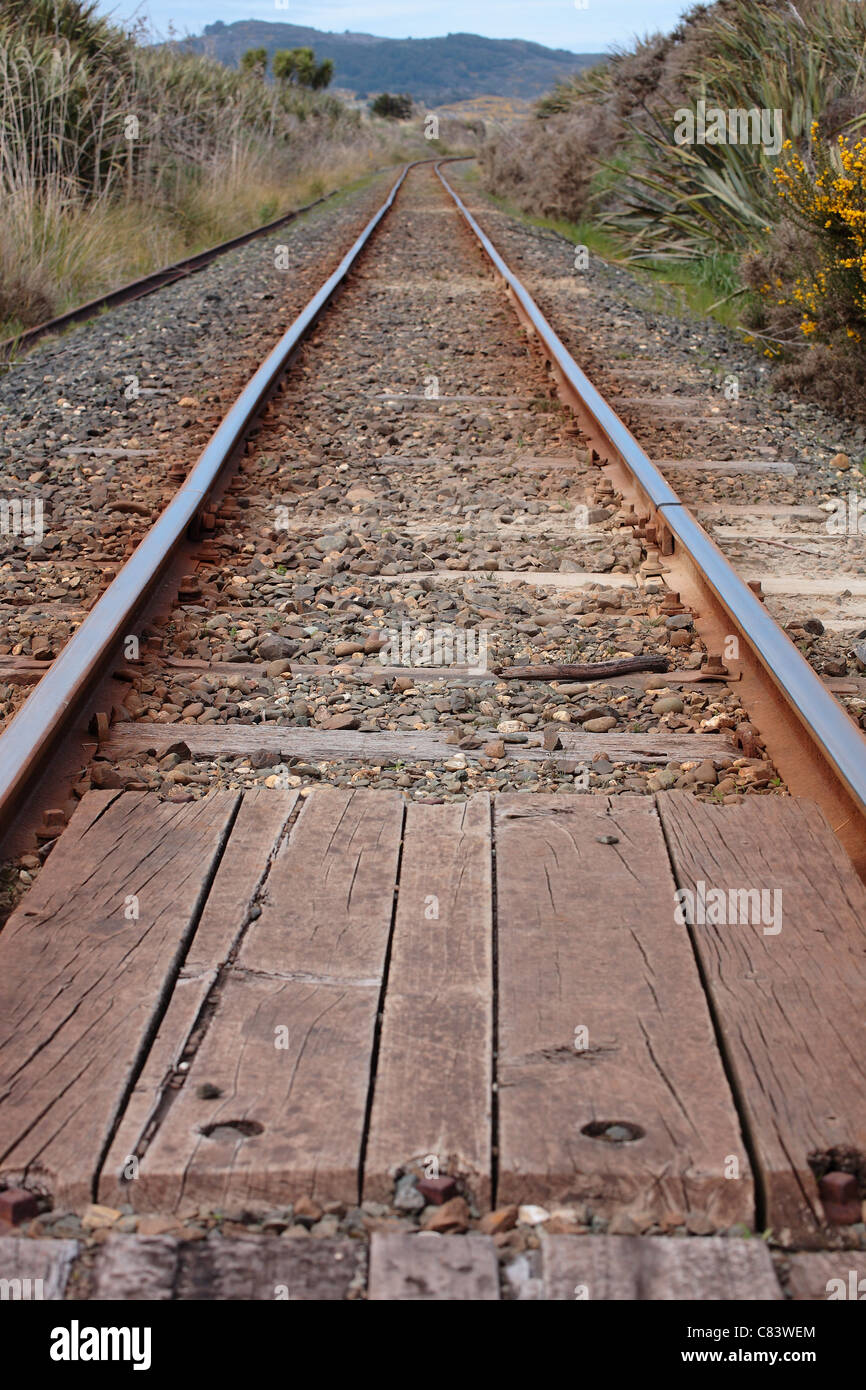 Eisenbahngleis stahl Stockfotos und -bilder Kaufen - Alamy