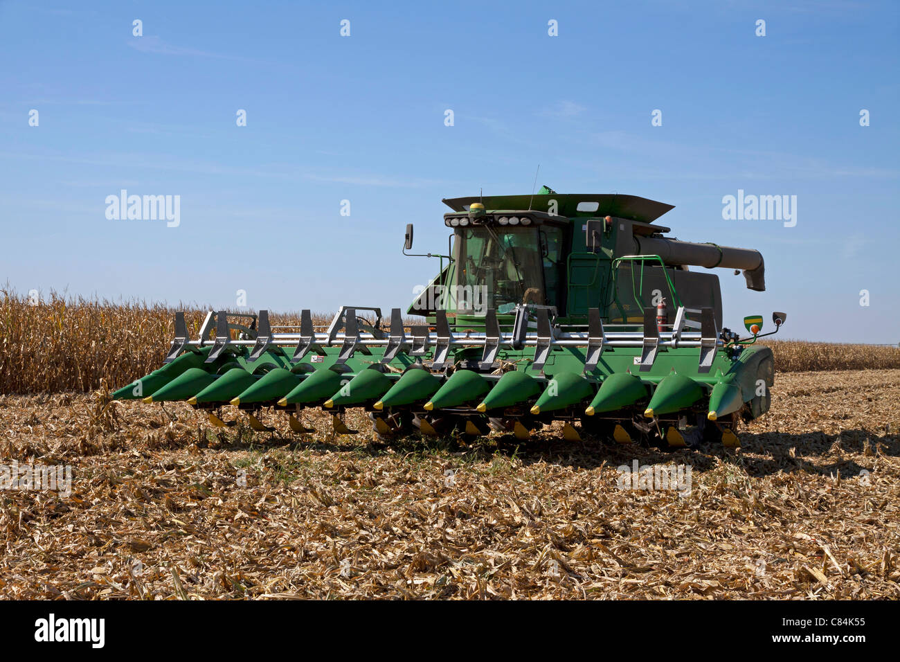 Mais Ernte Midwest USA Stockfotografie - Alamy