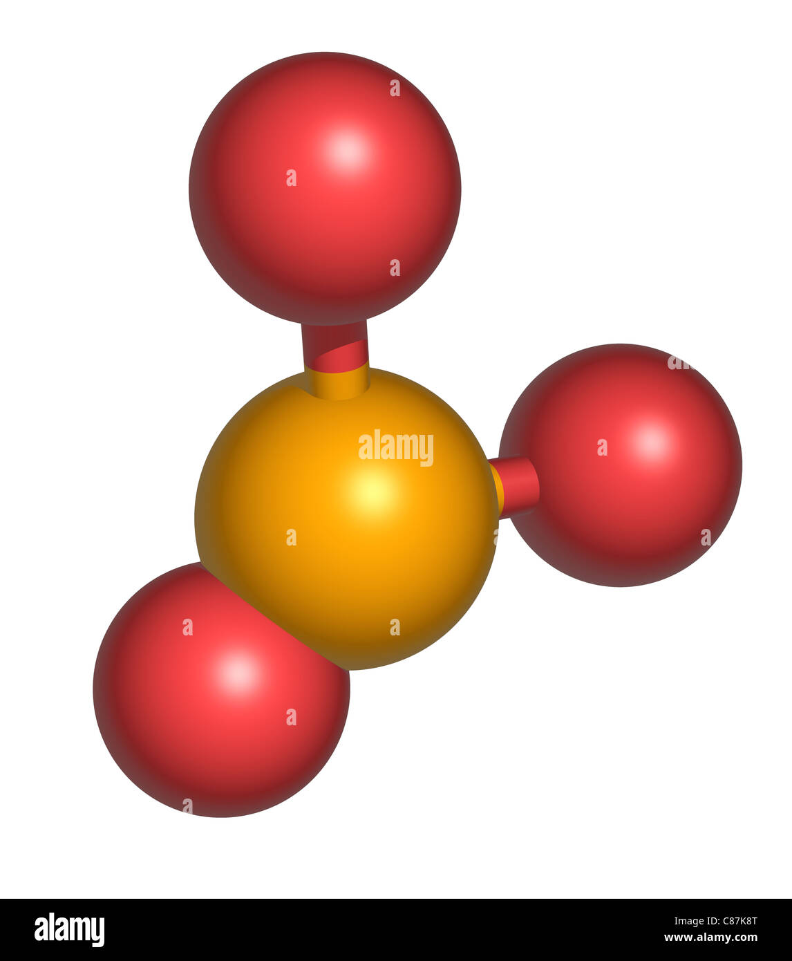 Schwefeltrioxid schadstoffmolekül Ausgeschnittene Stockfotos und ...