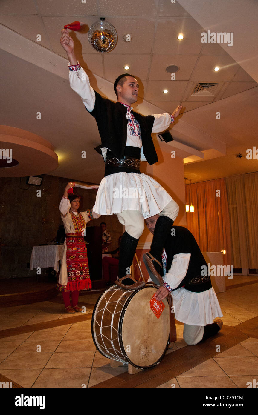 Bulgarien, Bansko, traditionelles fest, Trachten, Folklore Kostüm ...
