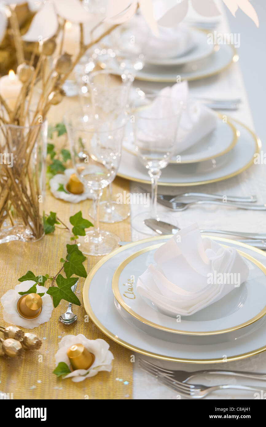 Tisch Auf Der Party Stockfotos und -bilder Kaufen - Alamy