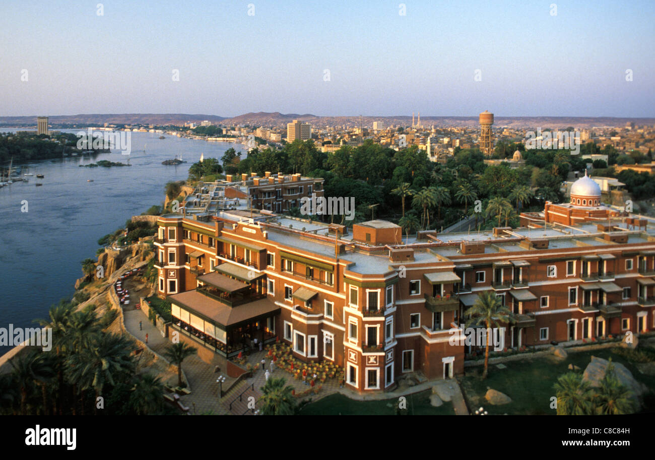 Old Cataract Hotel, Assuan, Ägypten, wo Agatha Christie "Death on the ...