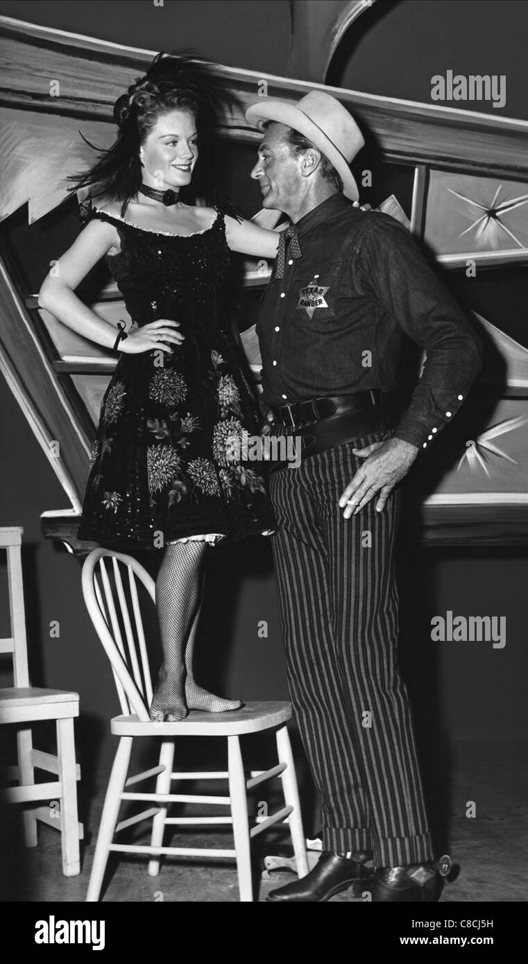 VIRGINIA GIBSON, Gary Cooper, STARLIFT, 1951 Stockfotografie - Alamy