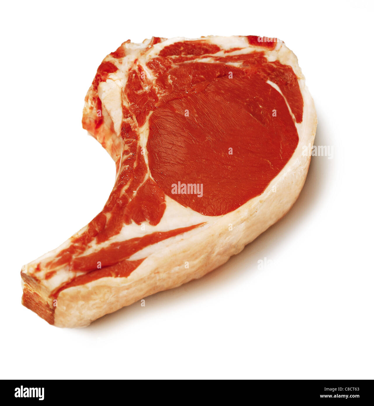 Rohes Rindfleisch RIBSTEAKS Stockfotografie - Alamy