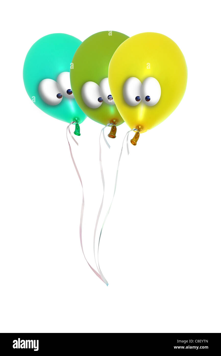 Comic luftballons Ausgeschnittene Stockfotos und -bilder - Alamy