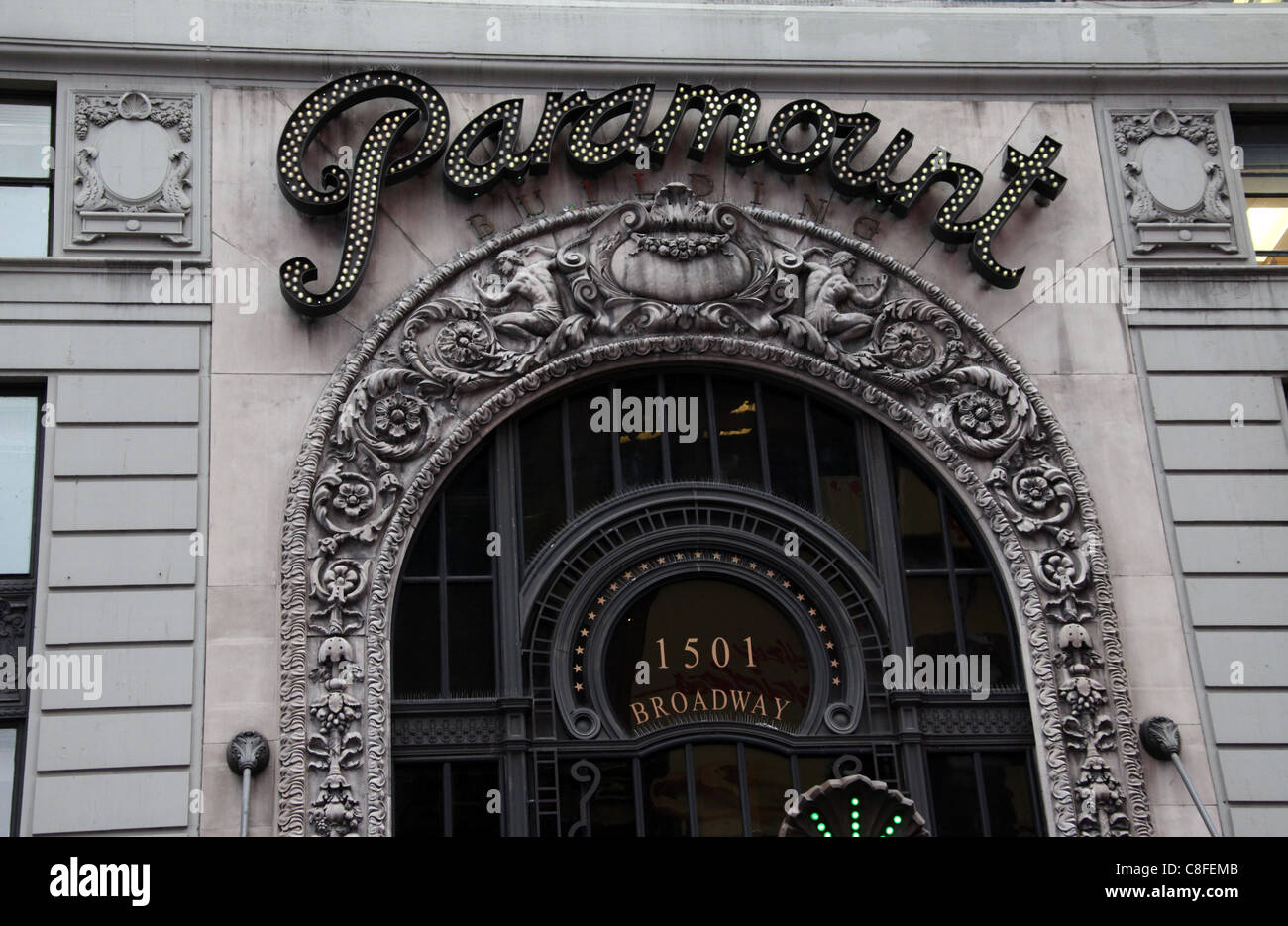 Paramount Building New York Stockfotos und -bilder Kaufen - Alamy
