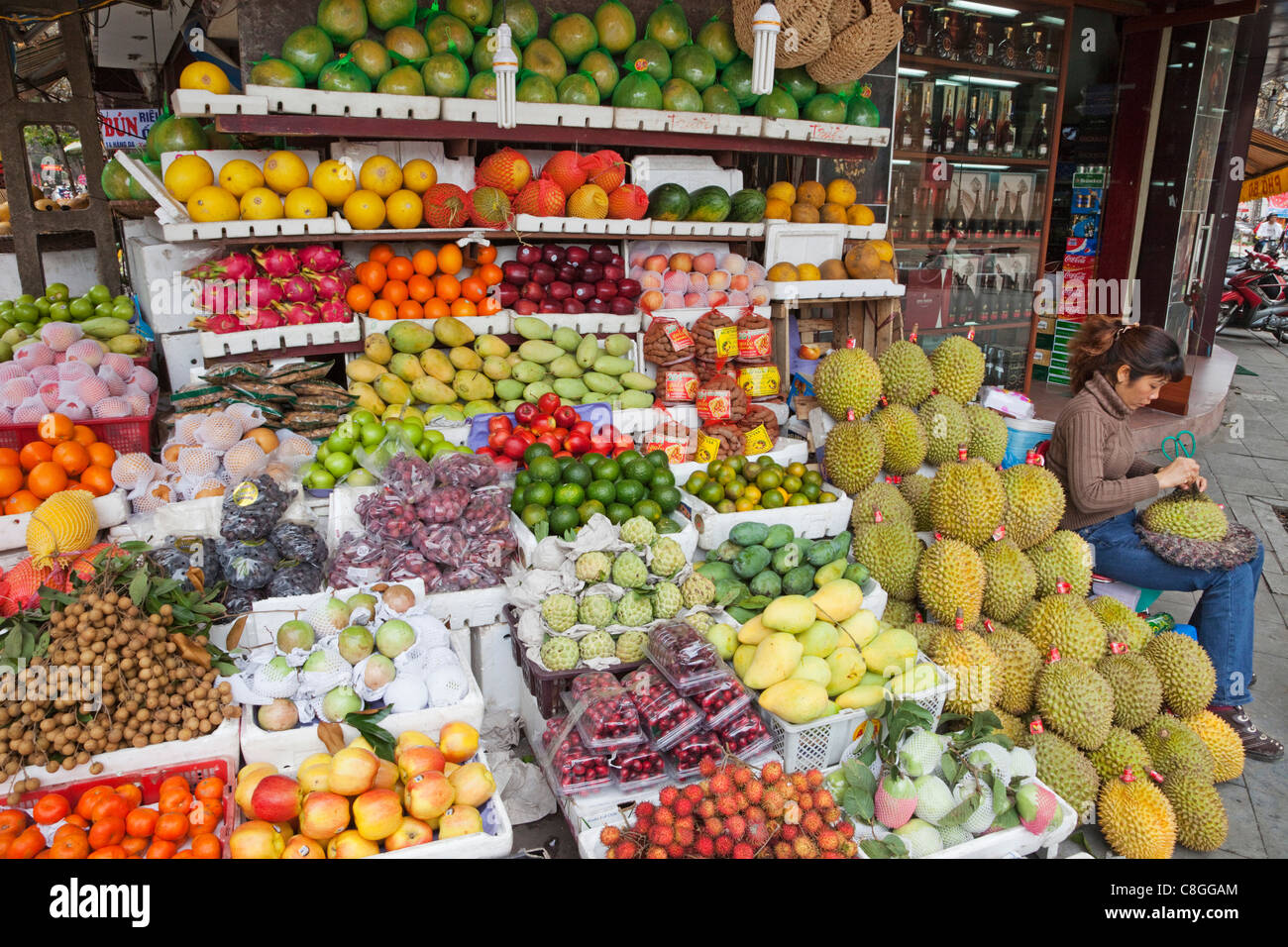 Asien, Vietnam, Hanoi, Obst, Früchte, exotische Früchte, frisches Obst ...