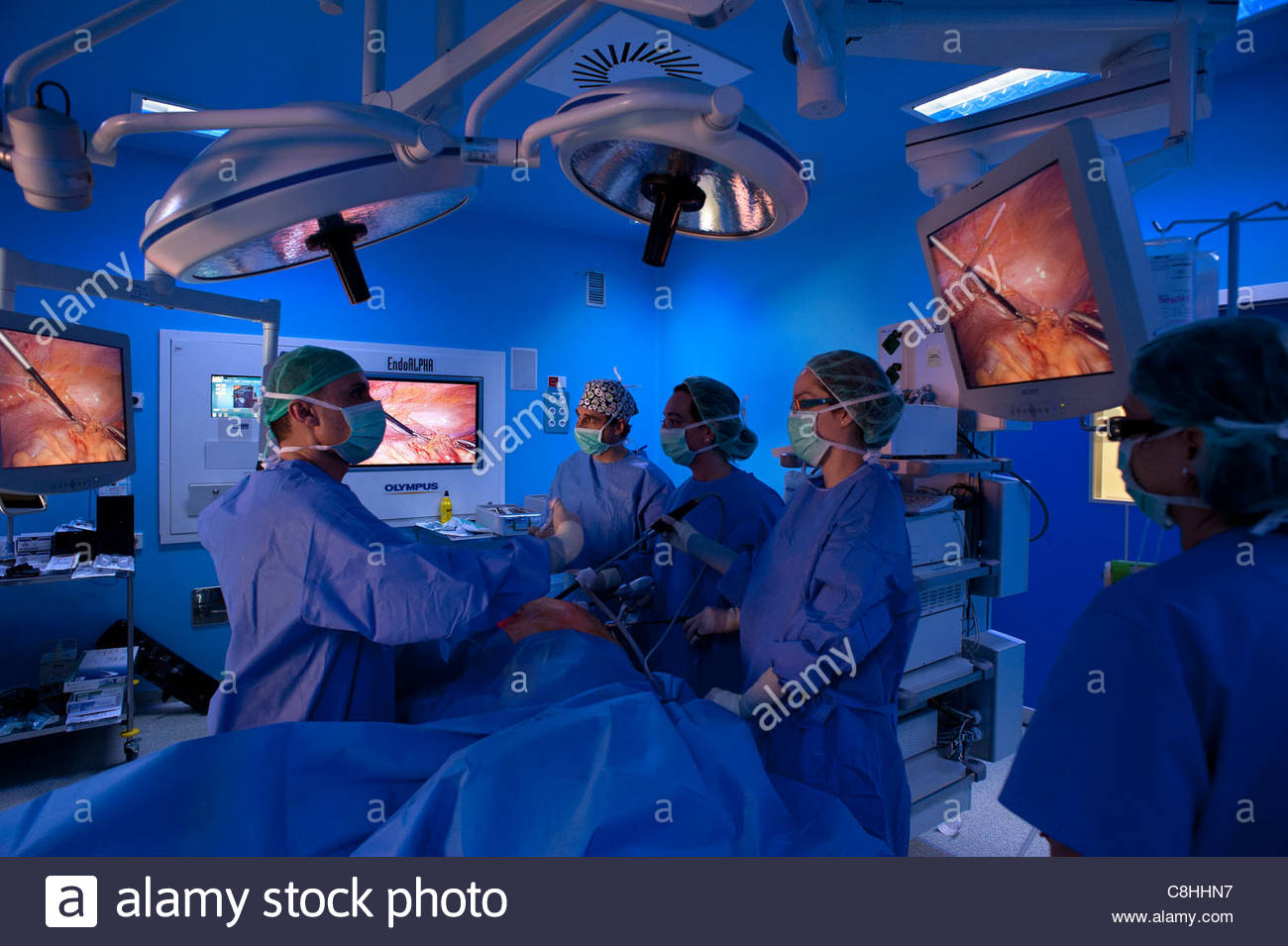 Laparoskopische Chirurgie Stockfotos & Laparoskopische Chirurgie Bilder ...