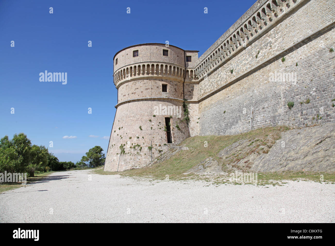 Italia. Festung San Leo in Rimini-Region Stockfotografie - Alamy