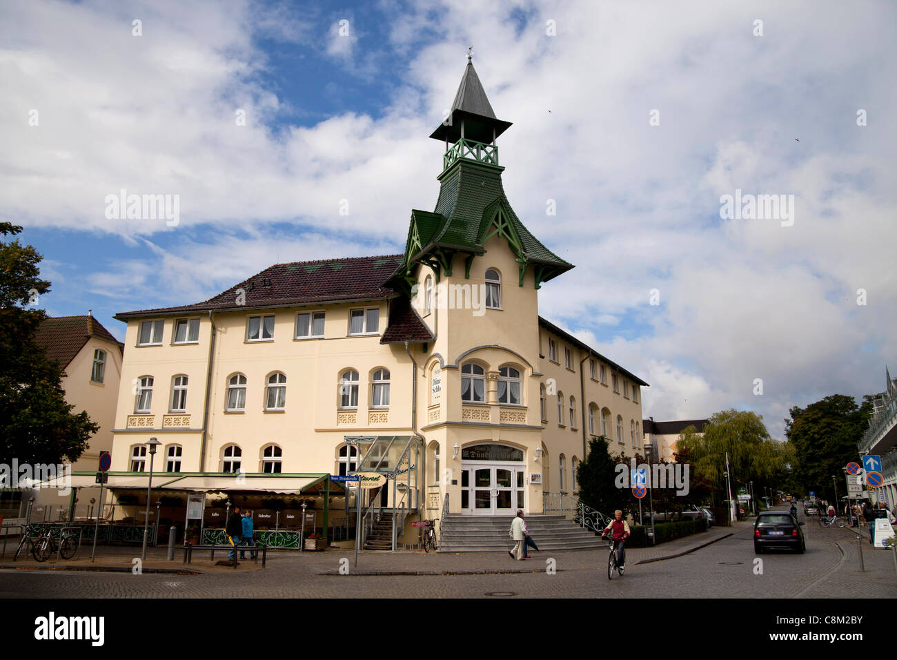 spezielle Historist Stil Architektur Baederarchitektur Hotel Duenen ...