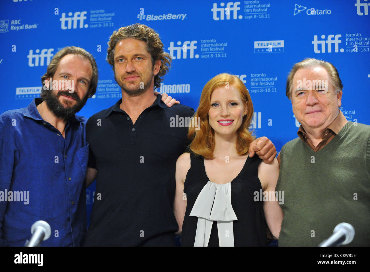Ralph Fiennes Gerard Butler Jessica Chastain Brian Cox Atpress ...