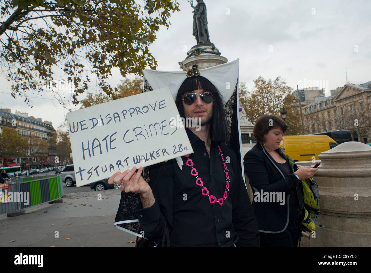 Lgbt aktivismus demonstriert gegen homophobie -Fotos und -Bildmaterial ...
