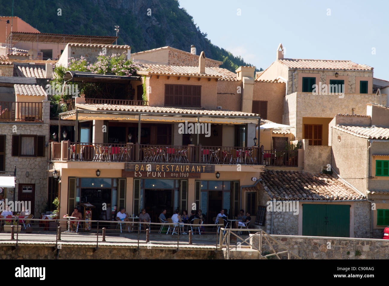 Bar Cafeteria Restaurant in Valldemossa port Mallorca Balearen Insel ...