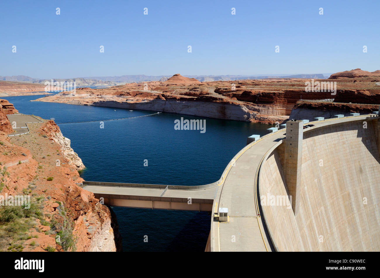 Lake Powell ist ein künstlichen Stausee auf dem Colorado River, die ...