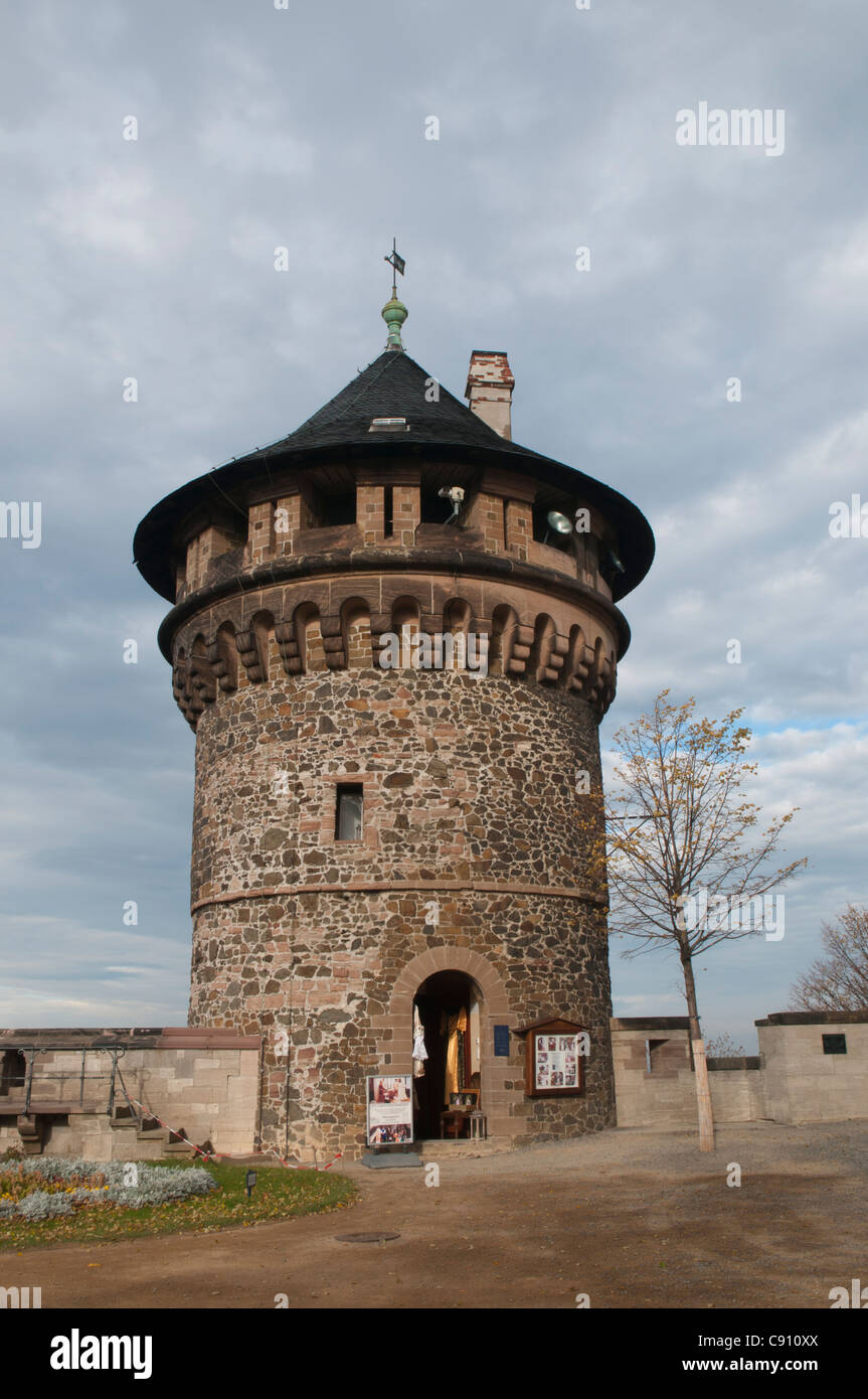 Turm der Burg Wernigerode, Harzregion, Sachsen-Anhalt, Deutschland ...