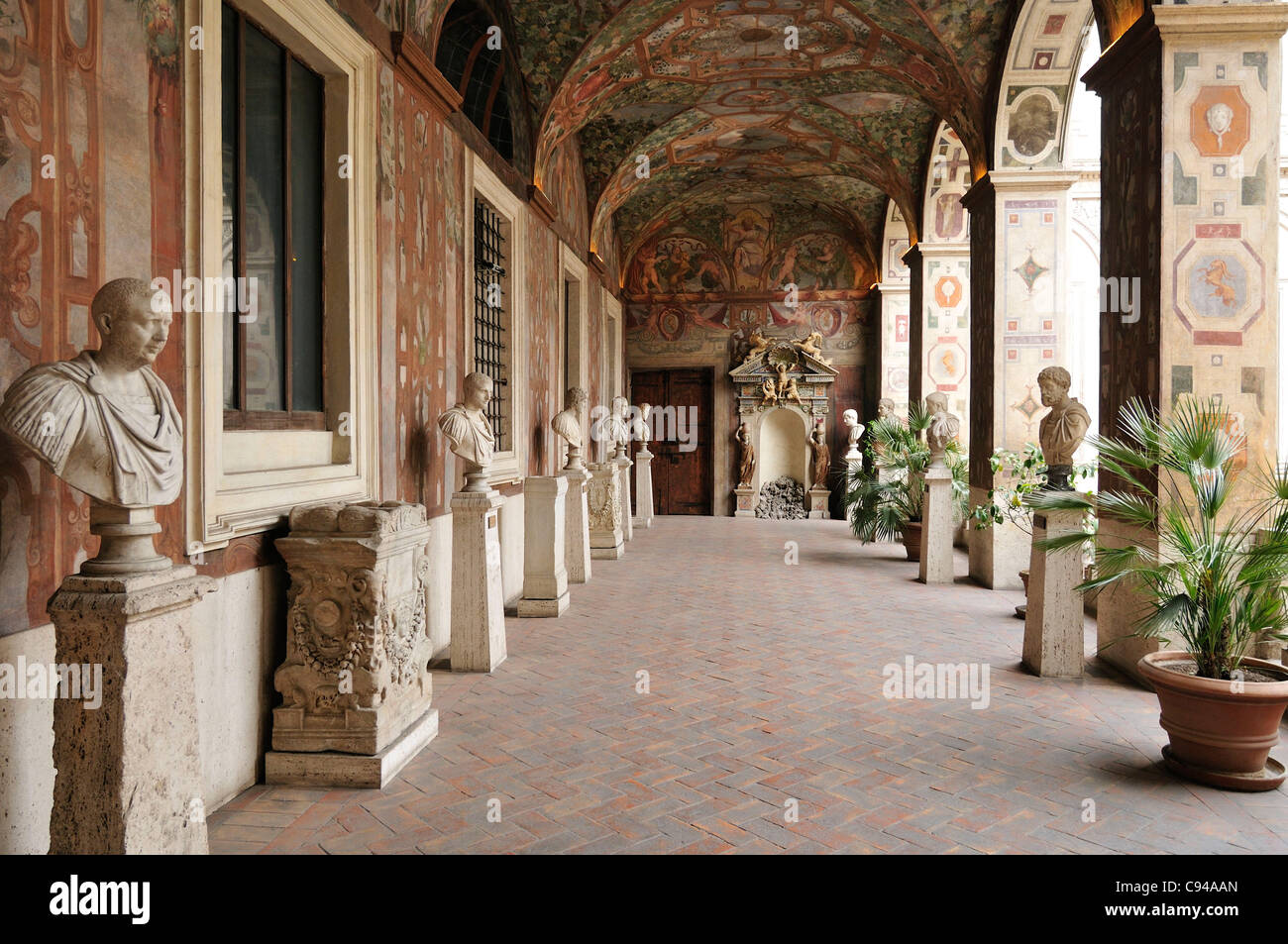 Rom. Italien. Museo Nazionale Romano. Palazzo Altemps. Loggia Dipinta ...