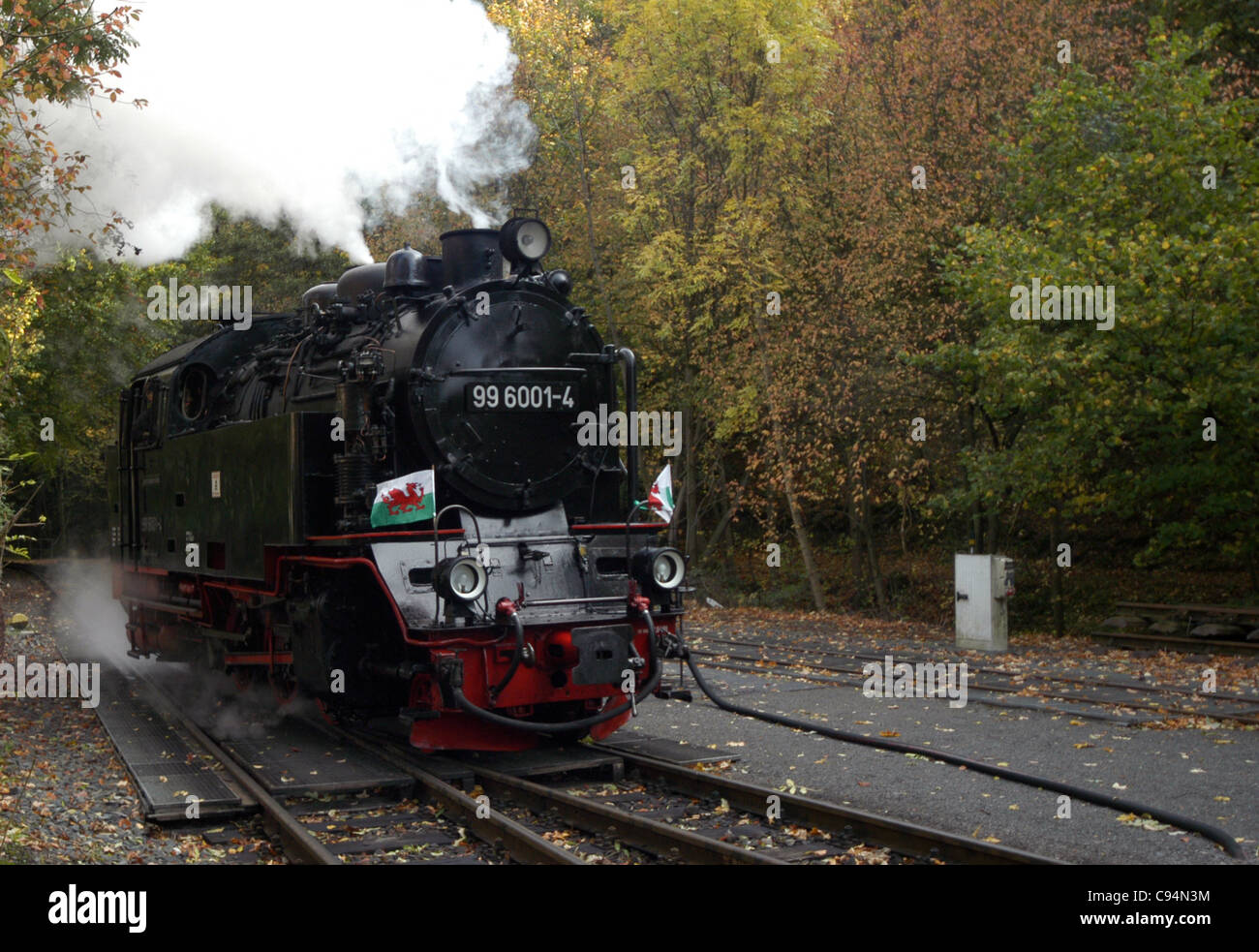99 6001 der einzige NWE Standard steam Engine. Baujahr 1939, jetzt im ...