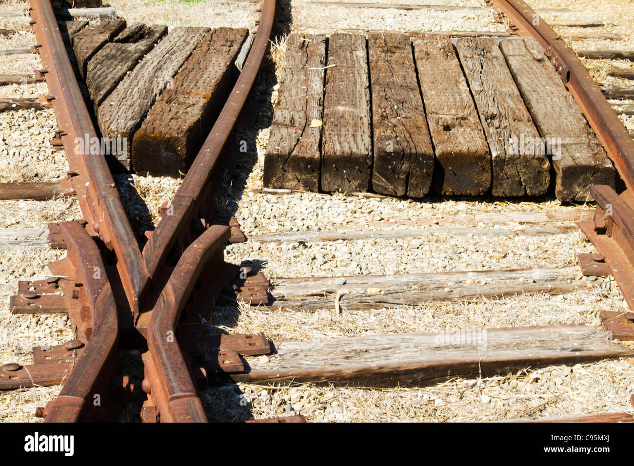 Detail der gleise -Fotos und -Bildmaterial in hoher Auflösung – Alamy