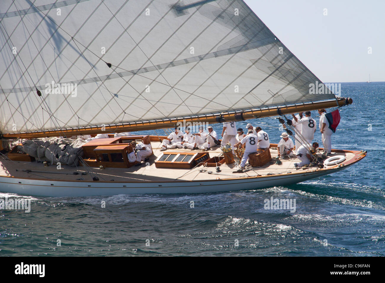 Retro Rennyacht Stockfotos und -bilder Kaufen - Alamy