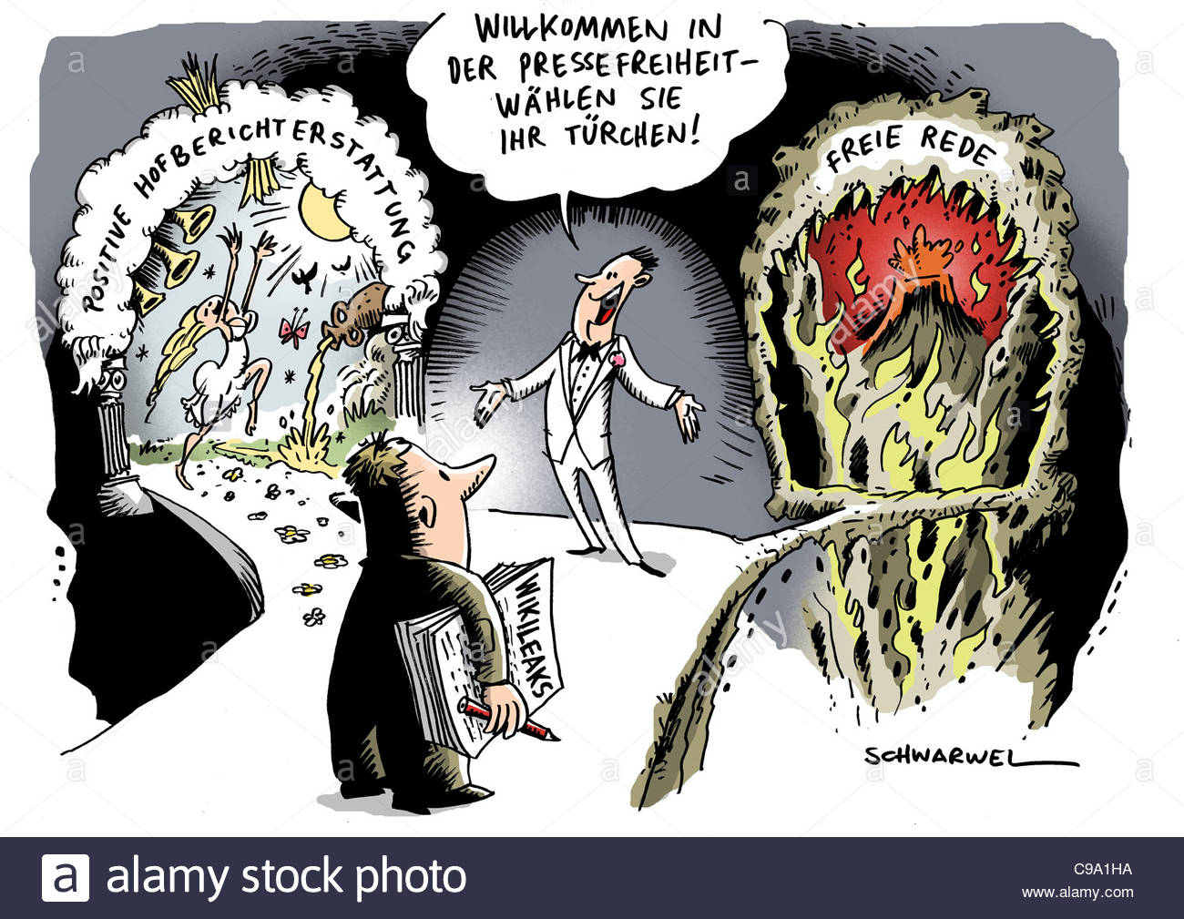 Interview Cartoon Stockfotos & Interview Cartoon Bilder - Alamy