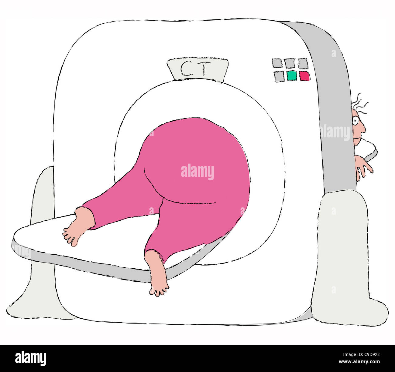 CT-Scan, Abbildung Stockfotografie - Alamy
