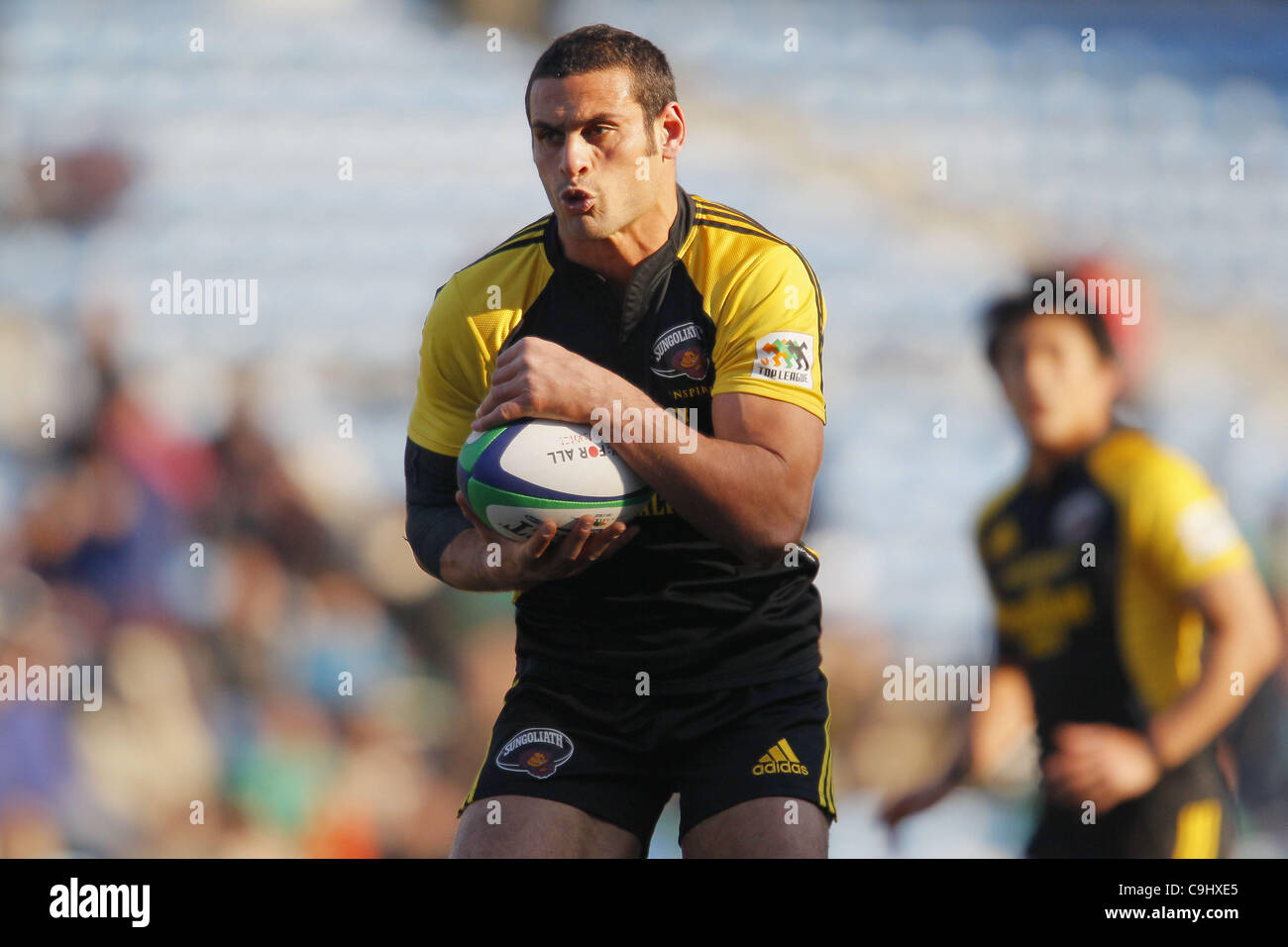 Nicholas Ryan (Sungoliath), 9. Januar 2012 - Rugby: Japan Rugby Top ...