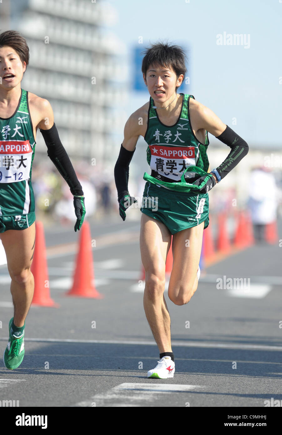 (L, R) Yudai Fukuda (Aoyama-Univ), Masato Endo (Aoyama-Univ), 2. Januar ...