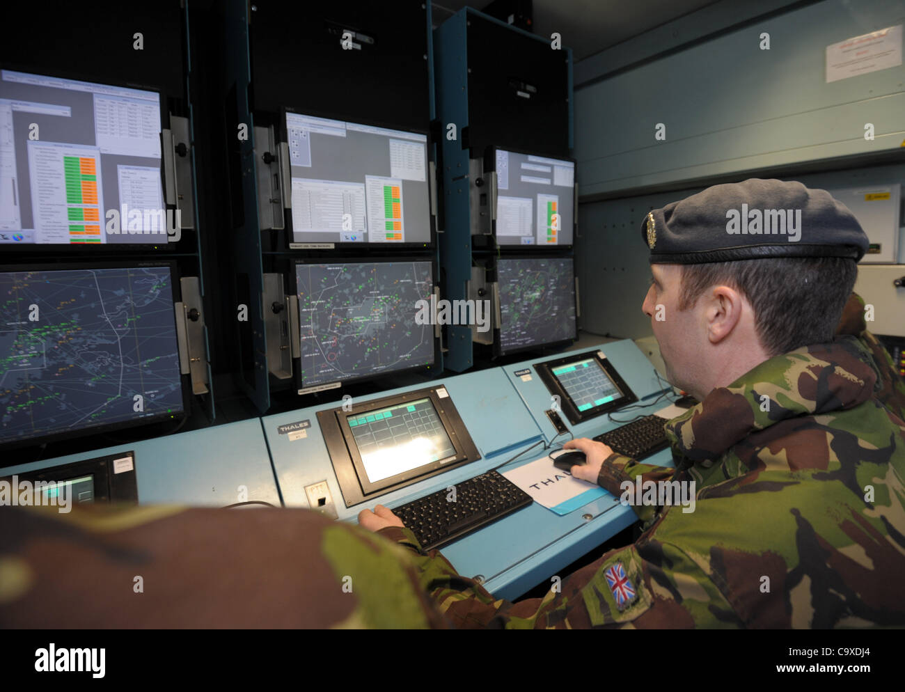 Luft Verteidigung Radar Control Center bei RAF Waddington, Lincoln ...