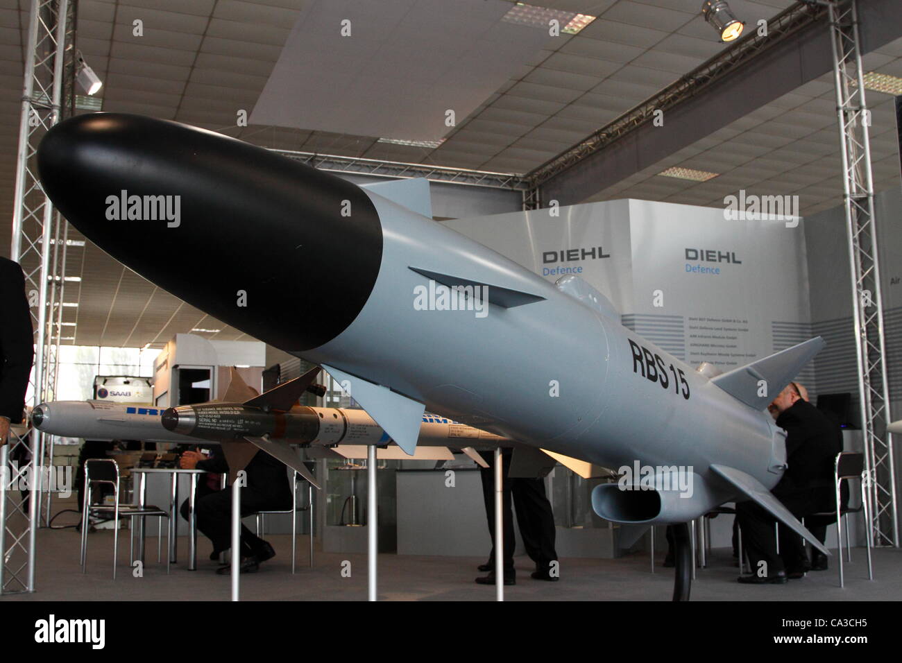 Die Saab RBS 15 Marschflugkörper, verbesserte Version produziert von ...