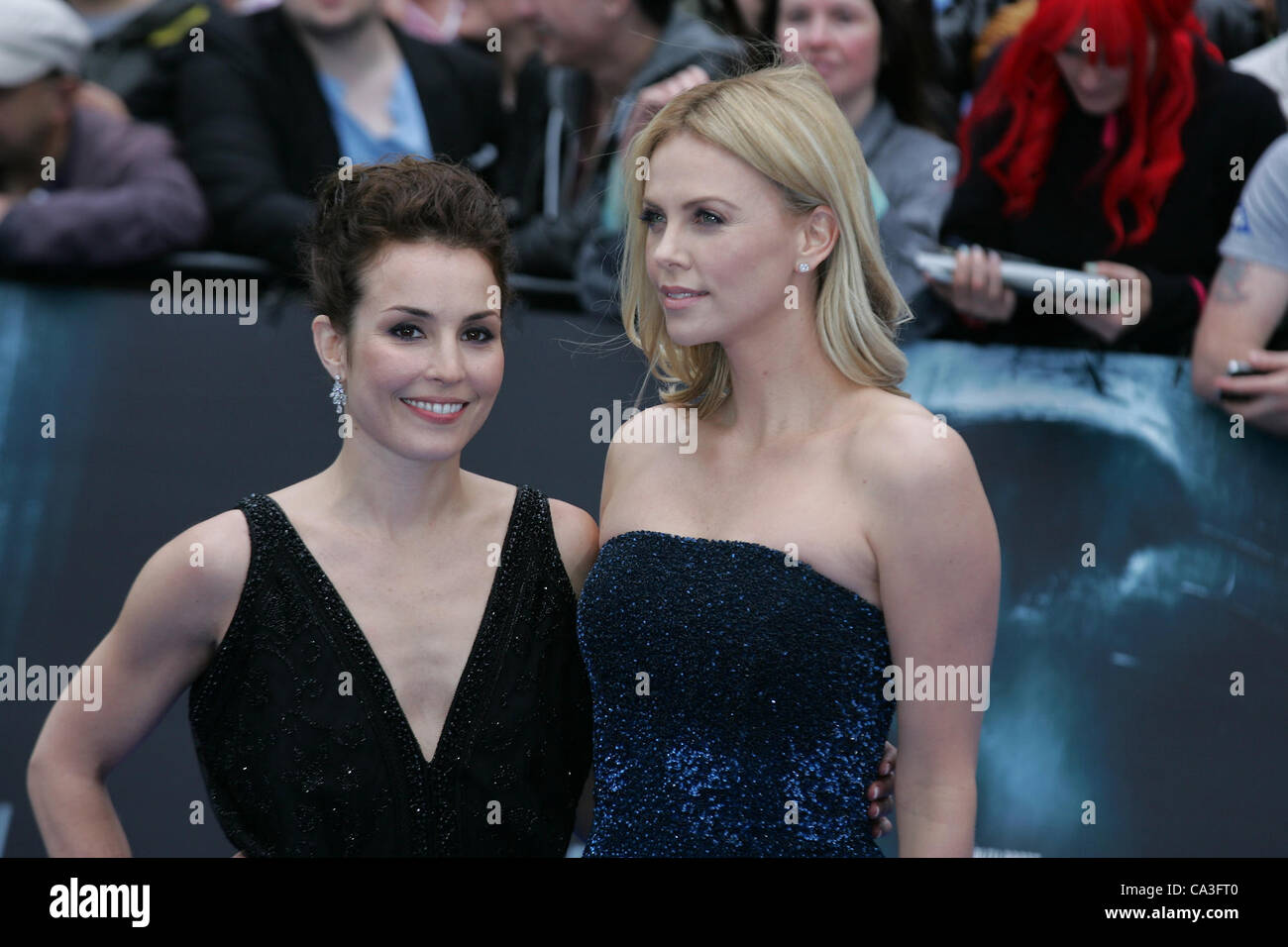 London, UK, 31.05.2012: Charlize Theron & Noomi Rapace besuchen die ...