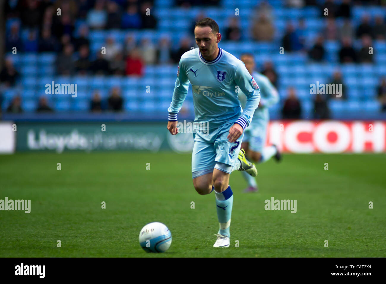 17.04.2012 Coventry, England. Coventry City V Millwall. David Bell ...