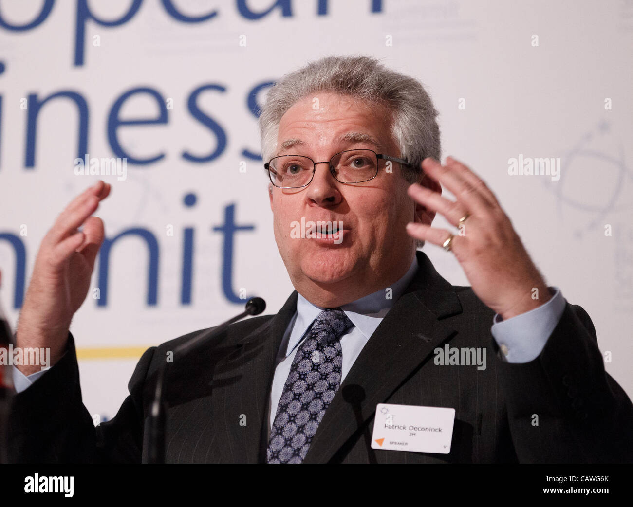 Patrick Deconinck Senior Vice President Europa 3M Stockfotografie - Alamy