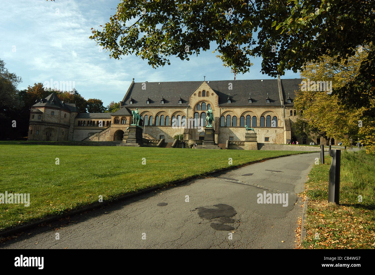 Die Hofburg, Goslar, Deutschland. Goslar, einer mittelalterlichen Stadt ...