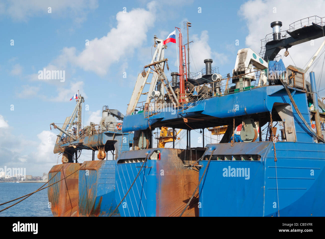 Russian Fishing Trawler Stockfotos & Russian Fishing Trawler Bilder - Alamy