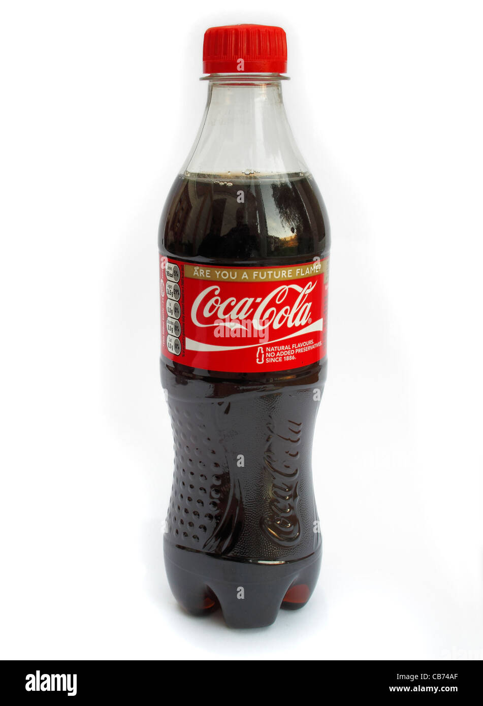 Une bouteille de coca cola coca cola coca Ausgeschnittene Stockfotos ...