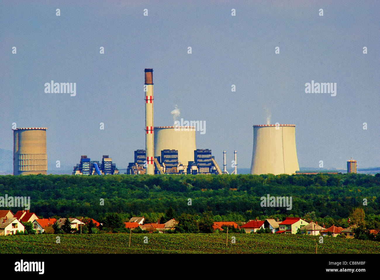 Visonta, Ungarn: Ungarische Kraftwerk von Matra Stockfotografie - Alamy