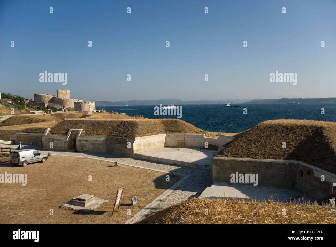 Kilid-Bahr-Festung auf der Halbinsel Gallipoli geschält von den Briten ...