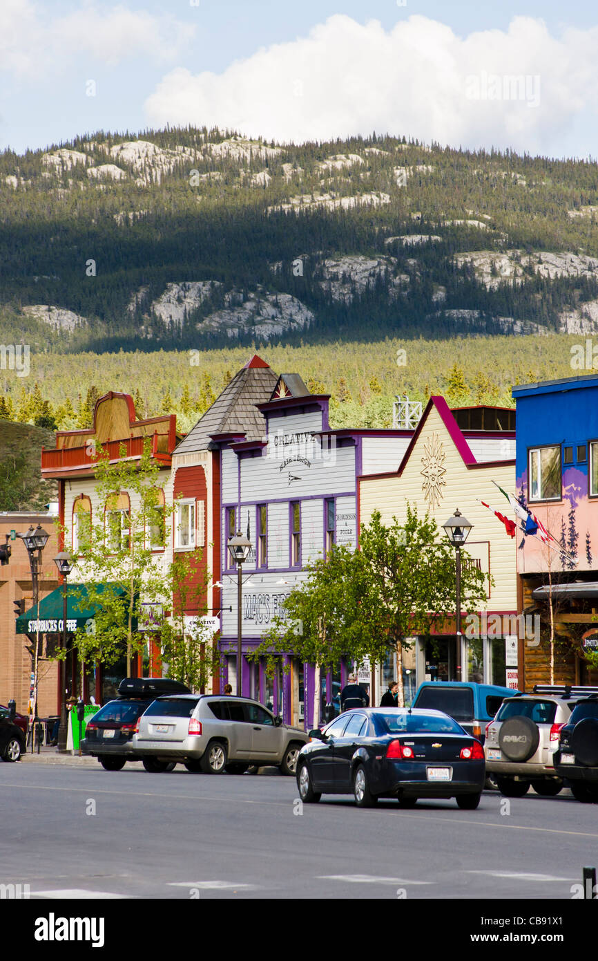 Main Street, Whitehorse, Yukon Territorium, Kanada Stockfotografie - Alamy
