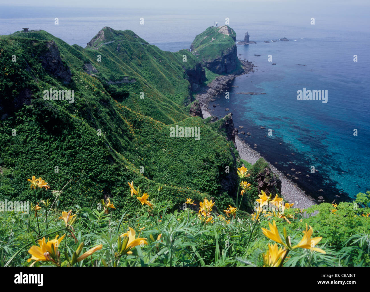 Cape Kamui, Shakotan, Hokkaido, Japan Stockfotografie - Alamy