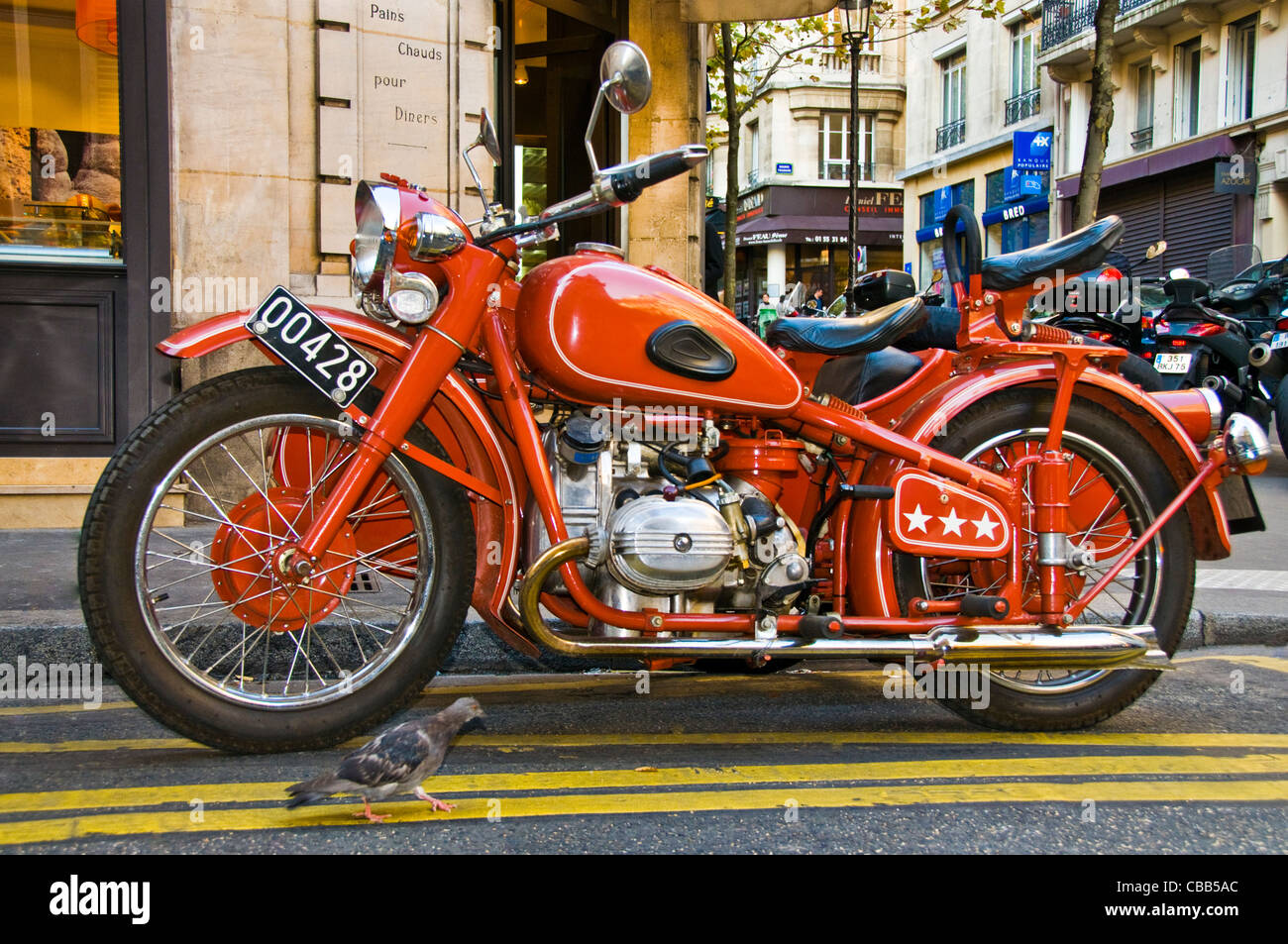 BMW Seitenwagen Motorrad Oldtimer Stockfotografie - Alamy