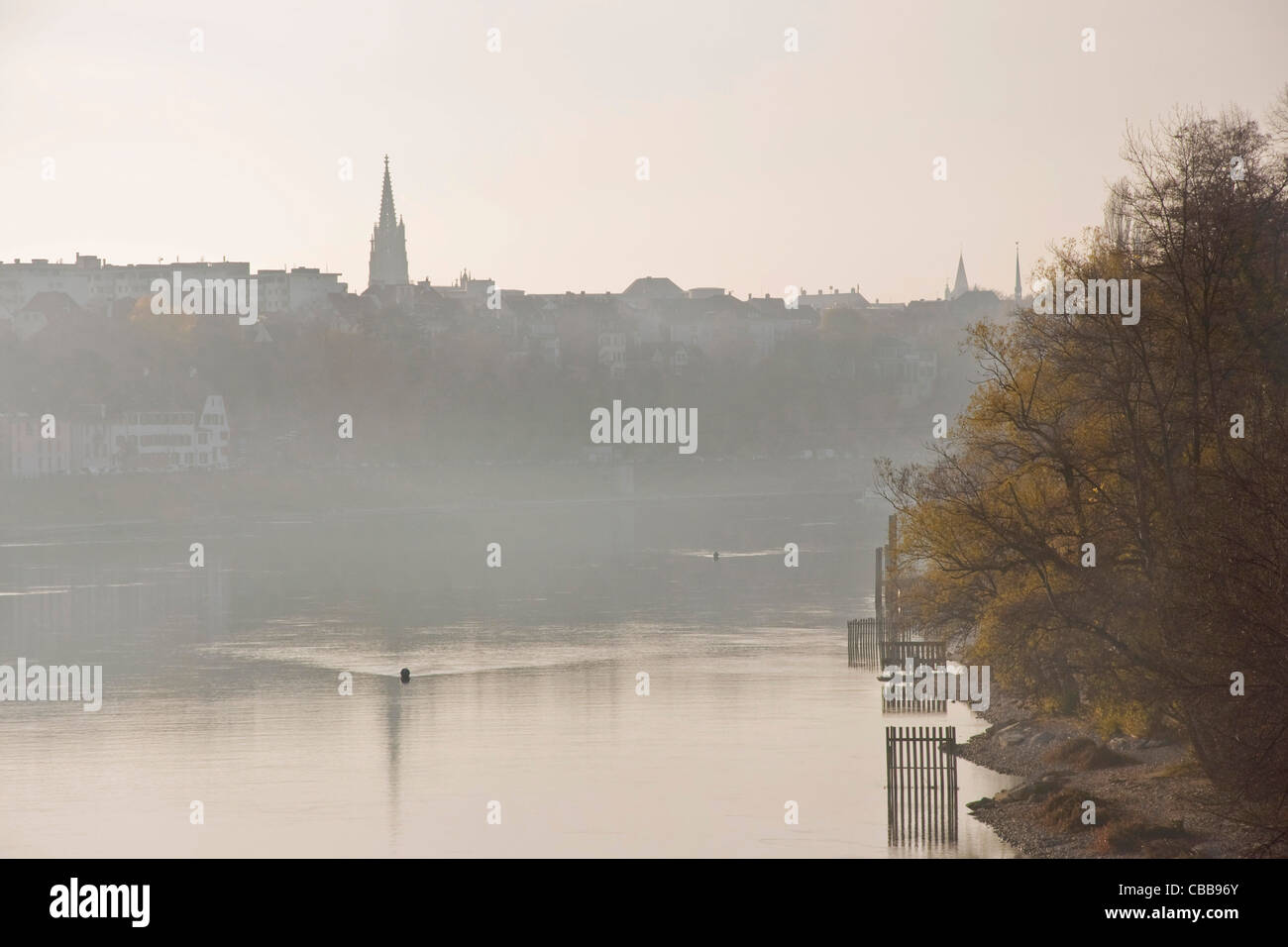 Basel Landscape Rhine Switzerland Stockfotos und -bilder Kaufen - Alamy