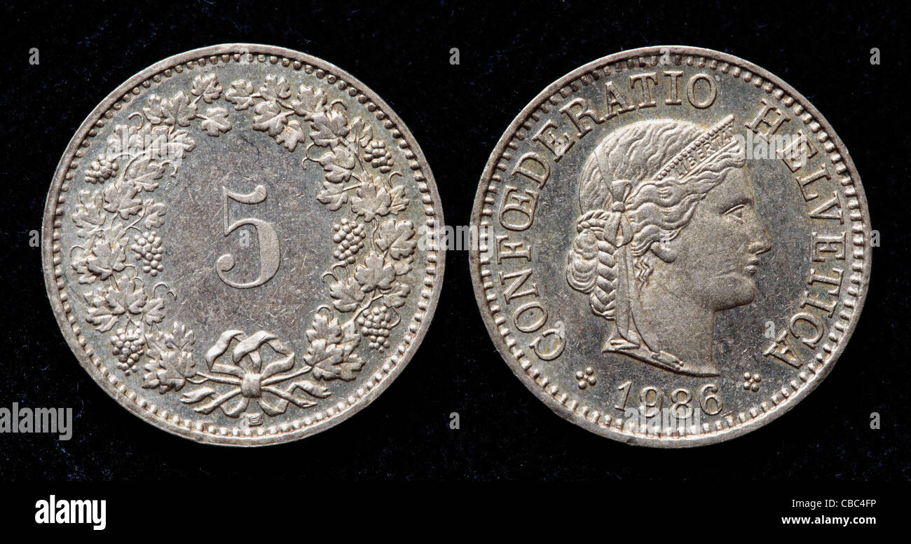 5 rappen münze -Fotos und -Bildmaterial in hoher Auflösung – Alamy