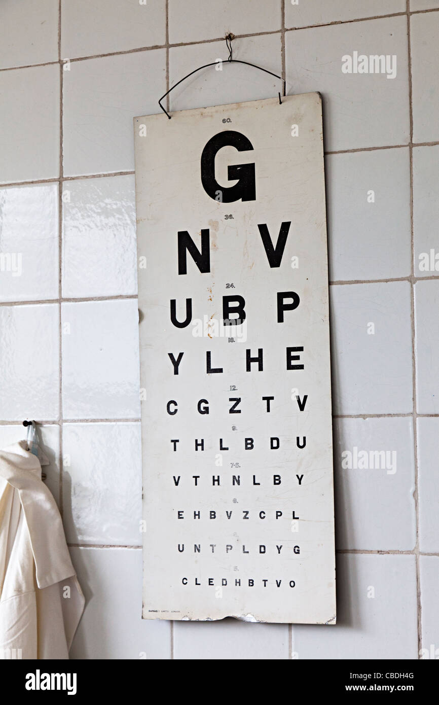 Eyes test chart -Fotos und -Bildmaterial in hoher Auflösung – Alamy