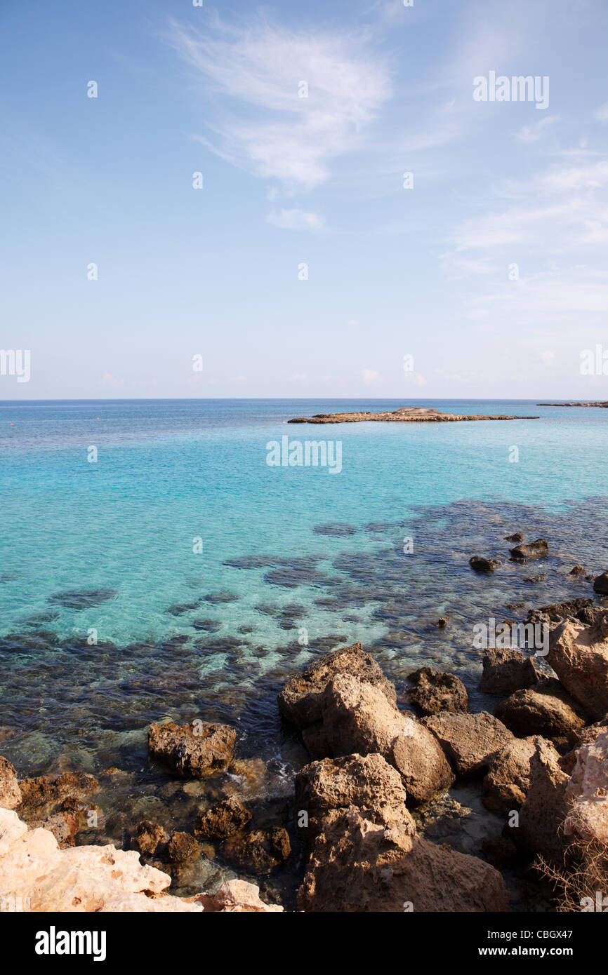 Fig Tree Bay, Protarus, Zypern Stockfotografie - Alamy