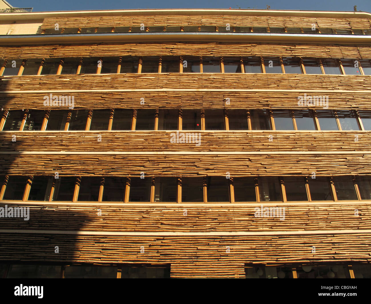 Restau U, Kantine Universität des CROUS, ökologischer Holzfassade ...