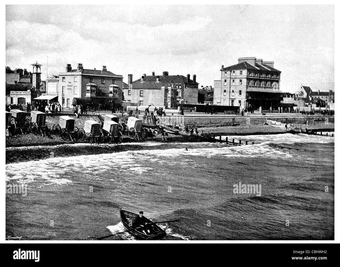 Bognor regis ocean hotel Schwarzweiß-Stockfotos und -bilder - Alamy