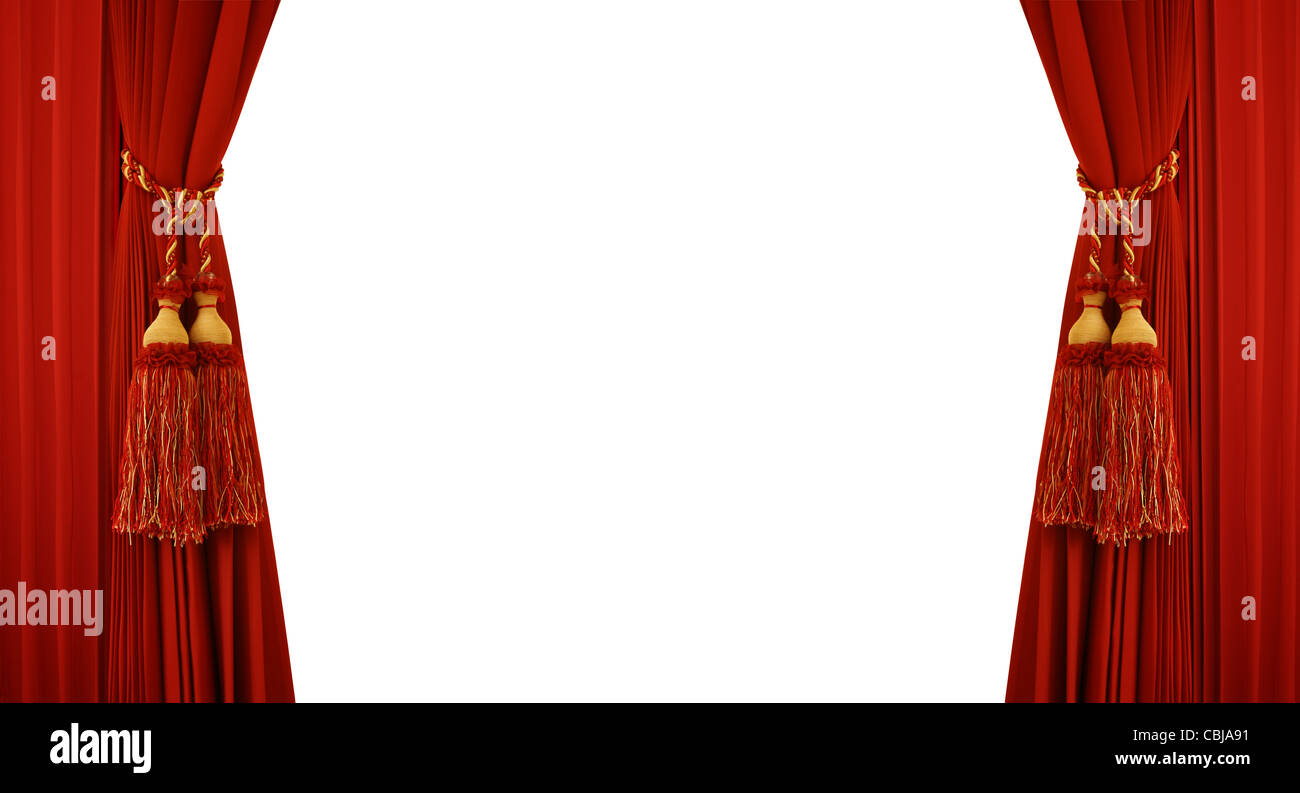 Red curtains -Fotos und -Bildmaterial in hoher Auflösung – Alamy