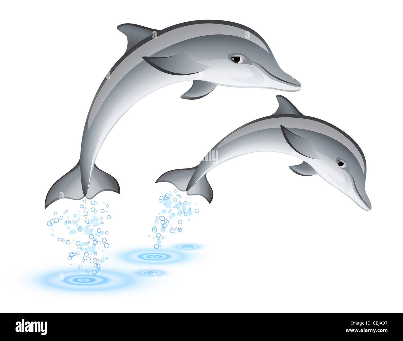 Dolphin Cartoon Stockfotos & Dolphin Cartoon Bilder - Alamy