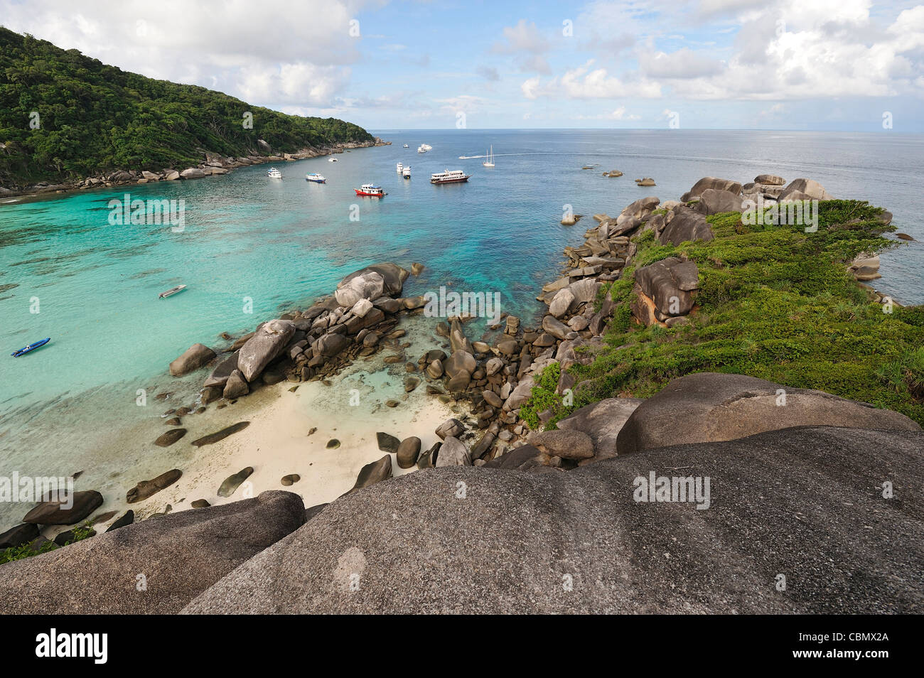 Donald Duck Strand, Similan Inseln, Andamanensee, Thailand ...